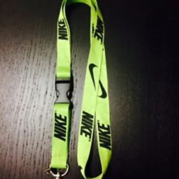 Green Nike Lanyard 00s Nike Lanyard Keychain Key Ring Red – Clout